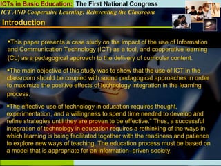 ICT and Cooperative Learning-Reinventing the Classroom | PPS