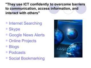 ICT and Key Competencies | PPT | Educational Assessment | Education