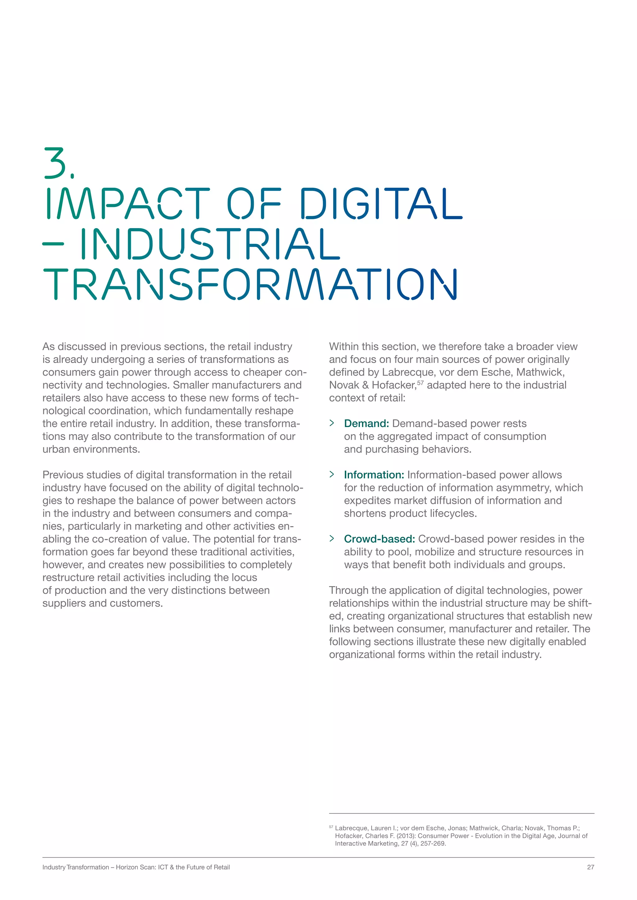 Horizon Scan: ICT and the Future of Retail | PDF