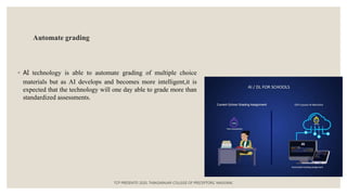 ARTIFICIAL INTELLIGENCE IN EDUCATION | PPTX