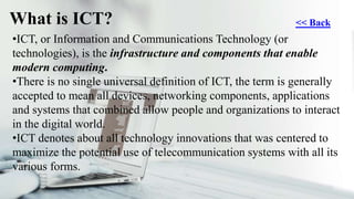 ICT a Medium for Advocacy and Development Communication | PPTX