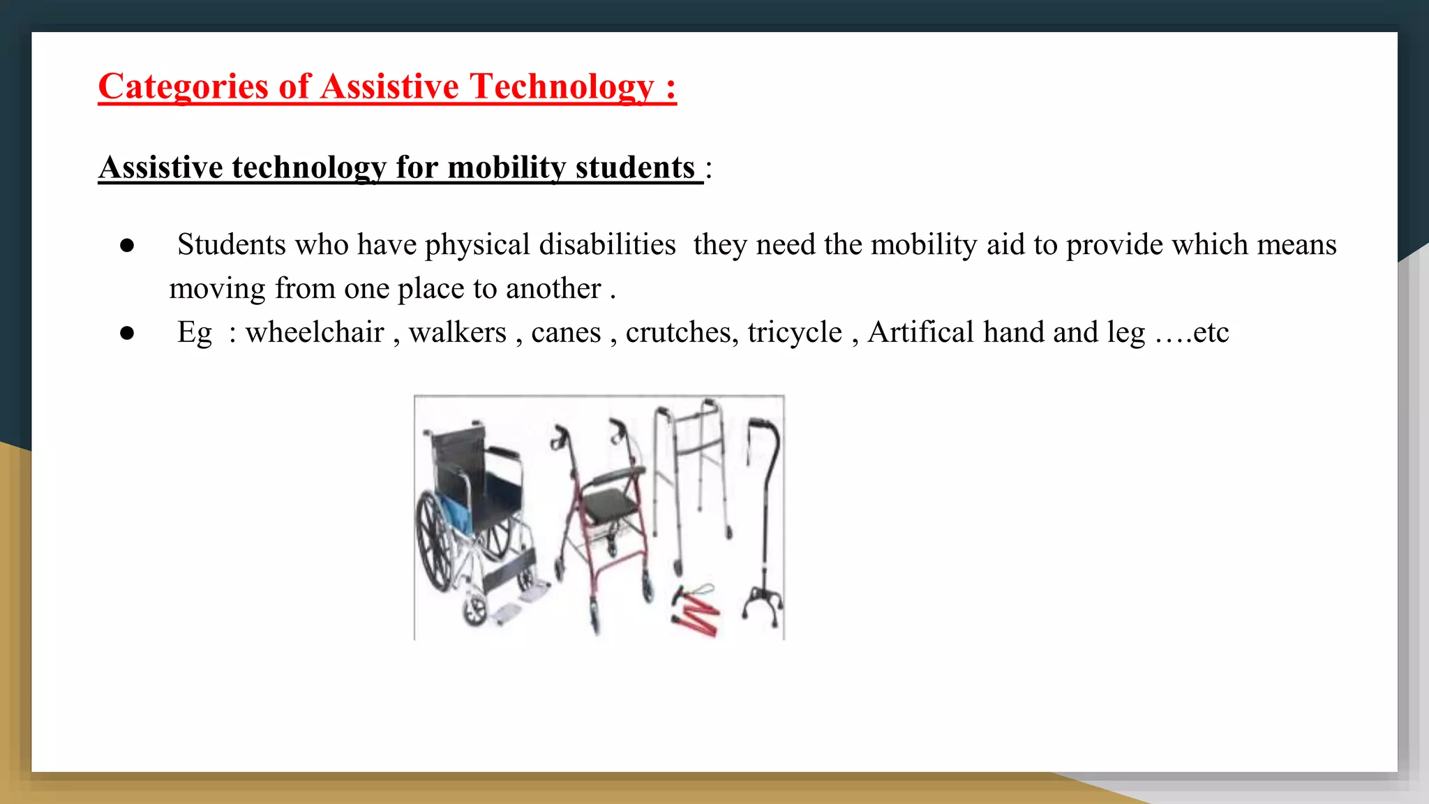 ASSISTIVE AND ADAPTIVE TECHNOLOGY IN INCLUSIVE EDUCATION | PPTX