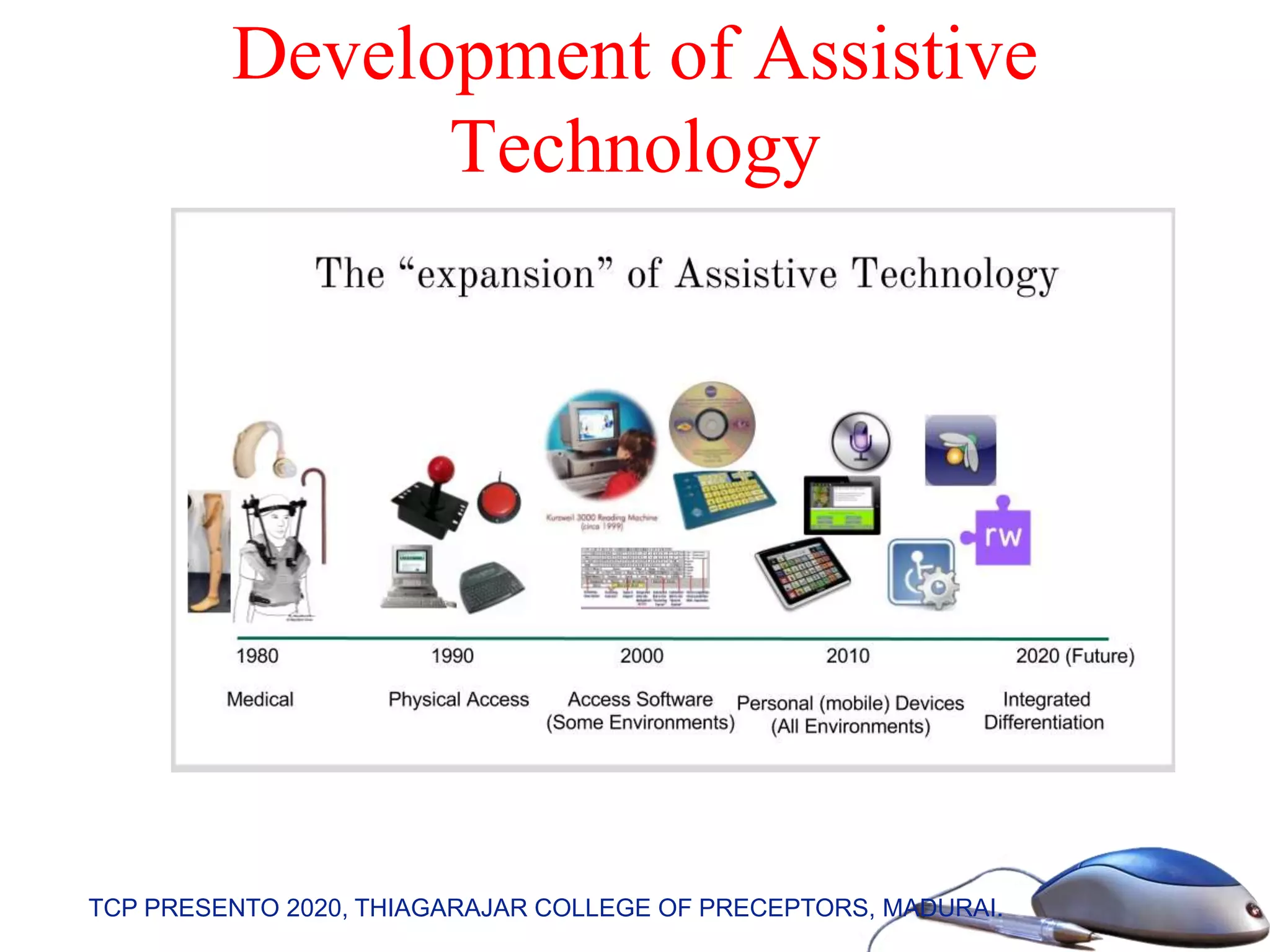 ASSISTIVE TECHNOLOGY | PPTX