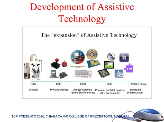 ASSISTIVE TECHNOLOGY | PPTX | Computer Peripherals | Computing