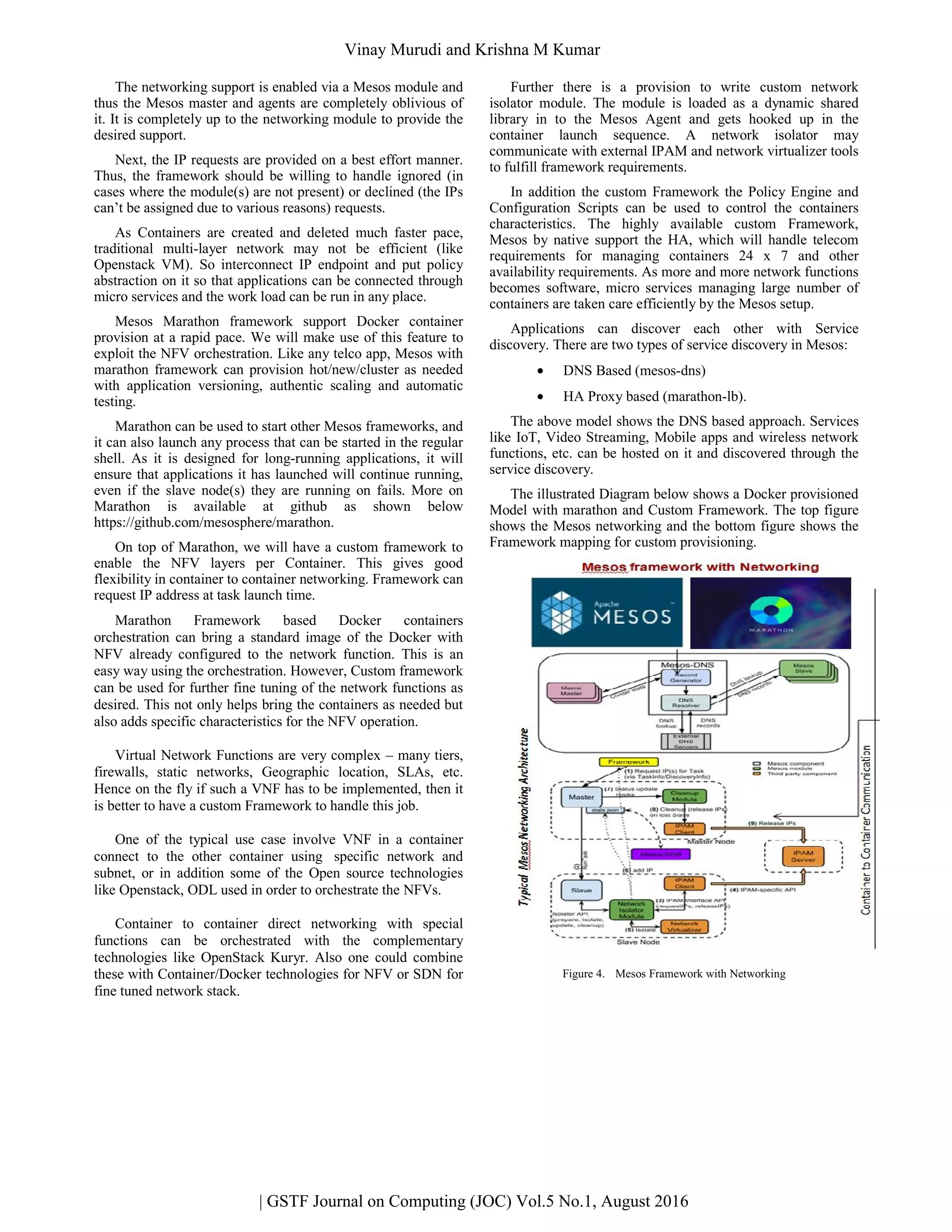 Container ecosystem based PaaS solution for Telco Cloud Analysis and ...