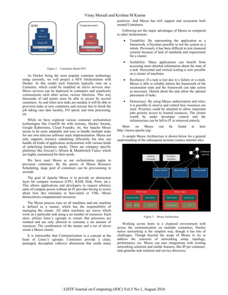 Container ecosystem based PaaS solution for Telco Cloud Analysis and Proposal | PDF | Cloud ...