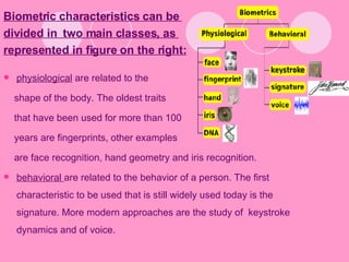 Ict Biometrics & Authentication | PPT