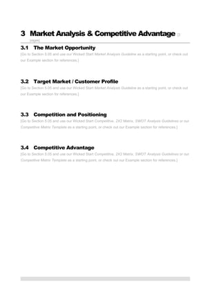 ICT - Business Plan Template | DOC