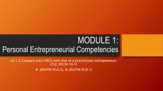 ICT PECs Contextualization | PPTX