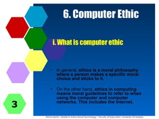 Ict - Computer Ethics | PPT