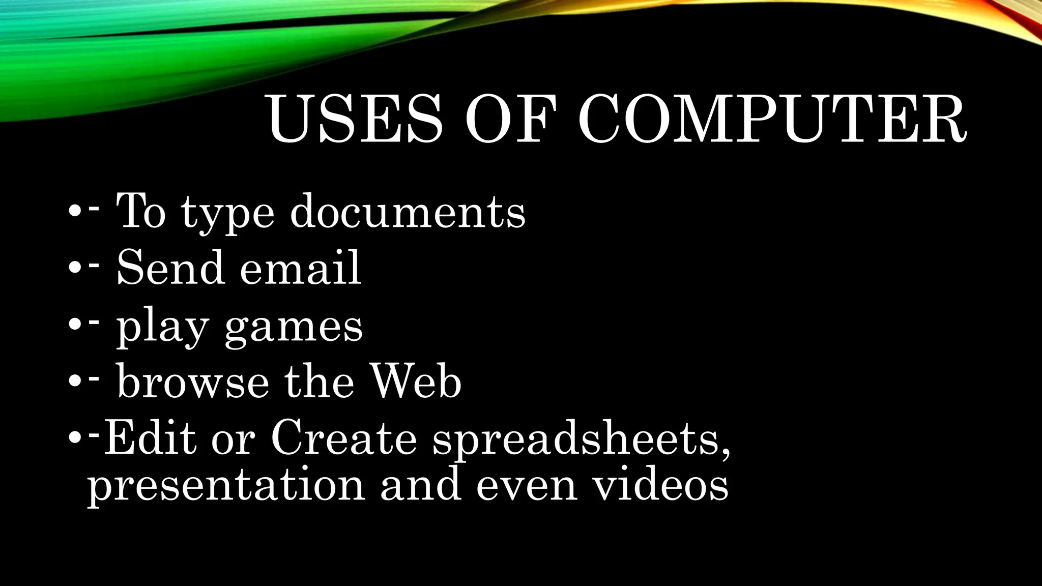 ICT-CSS_ WEEK 3_INTRODUCTION TO COMPUTER.pptx | Desktops | Computing