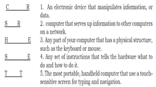 ICT-CSS_ WEEK 3_INTRODUCTION TO COMPUTER.pptx | Desktops | Computing