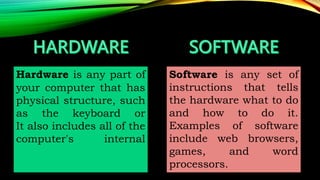 ICT-CSS_ WEEK 3_INTRODUCTION TO COMPUTER.pptx | Desktops | Computing
