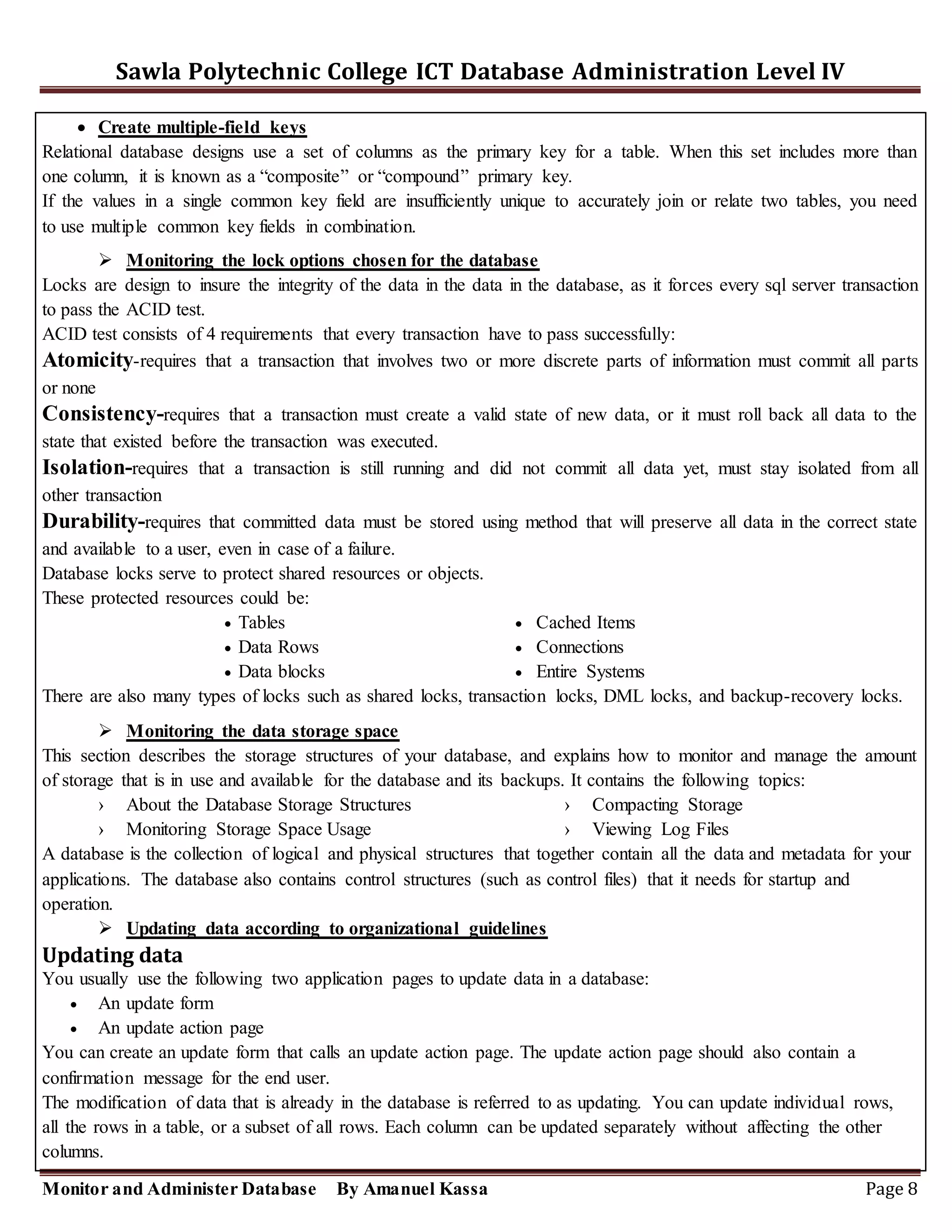 ICT-DBA4-09-0811-Monitor-and-Administer-Database.docx
