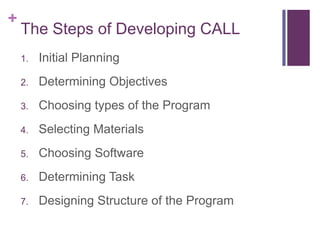 Ict developing-a-call-program | PPT
