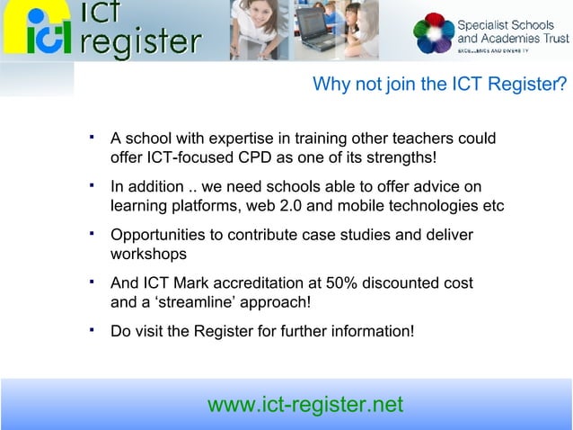 ICT Development, SSAT | PPT