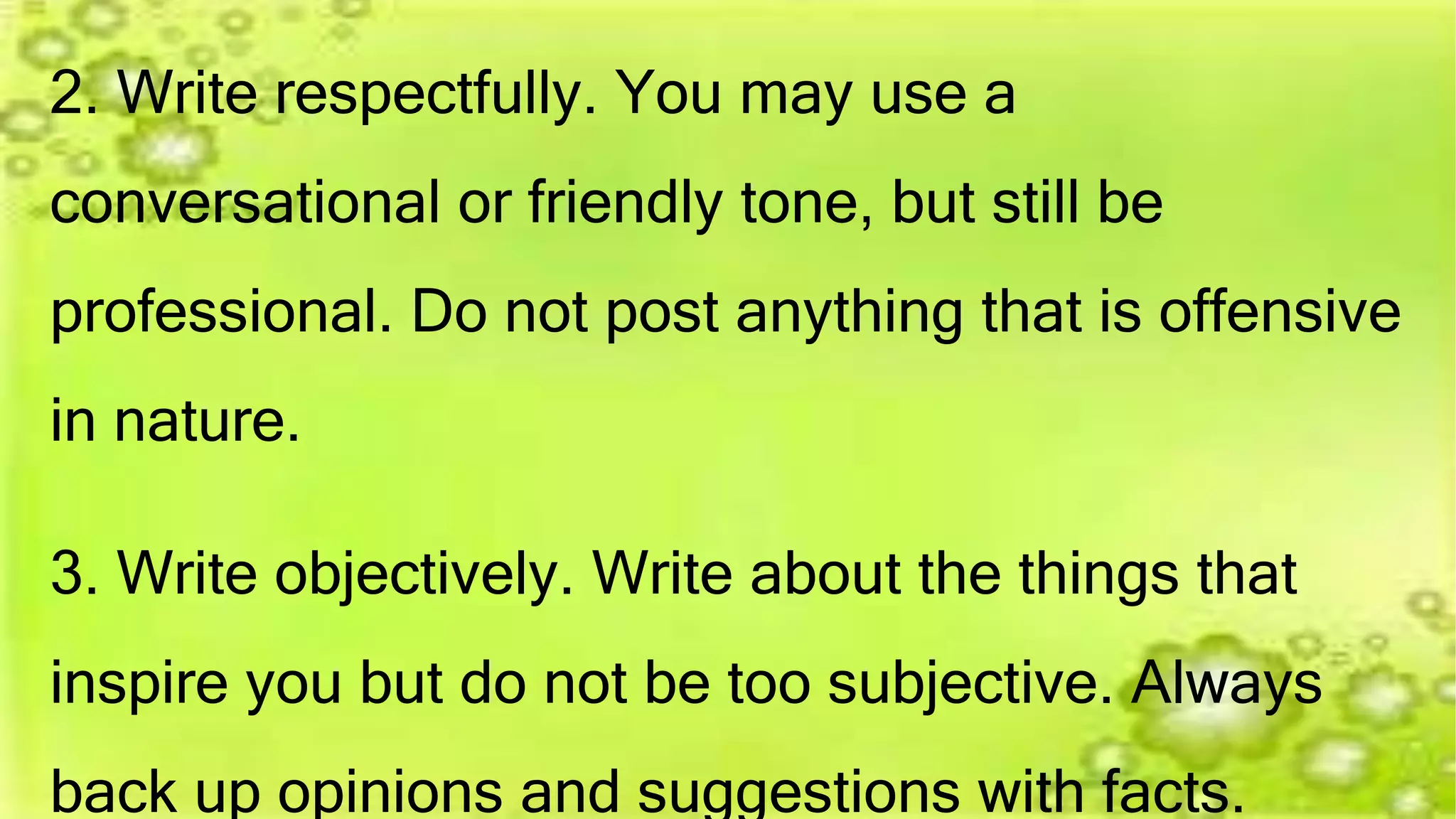 ICT- ENTRE-W3-POST AND SHARES MATERIALS ON BLOGS IN A SAFE AND ...