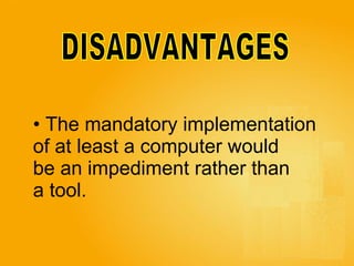 ICTs advantages and disadvantages in ELT | PPT