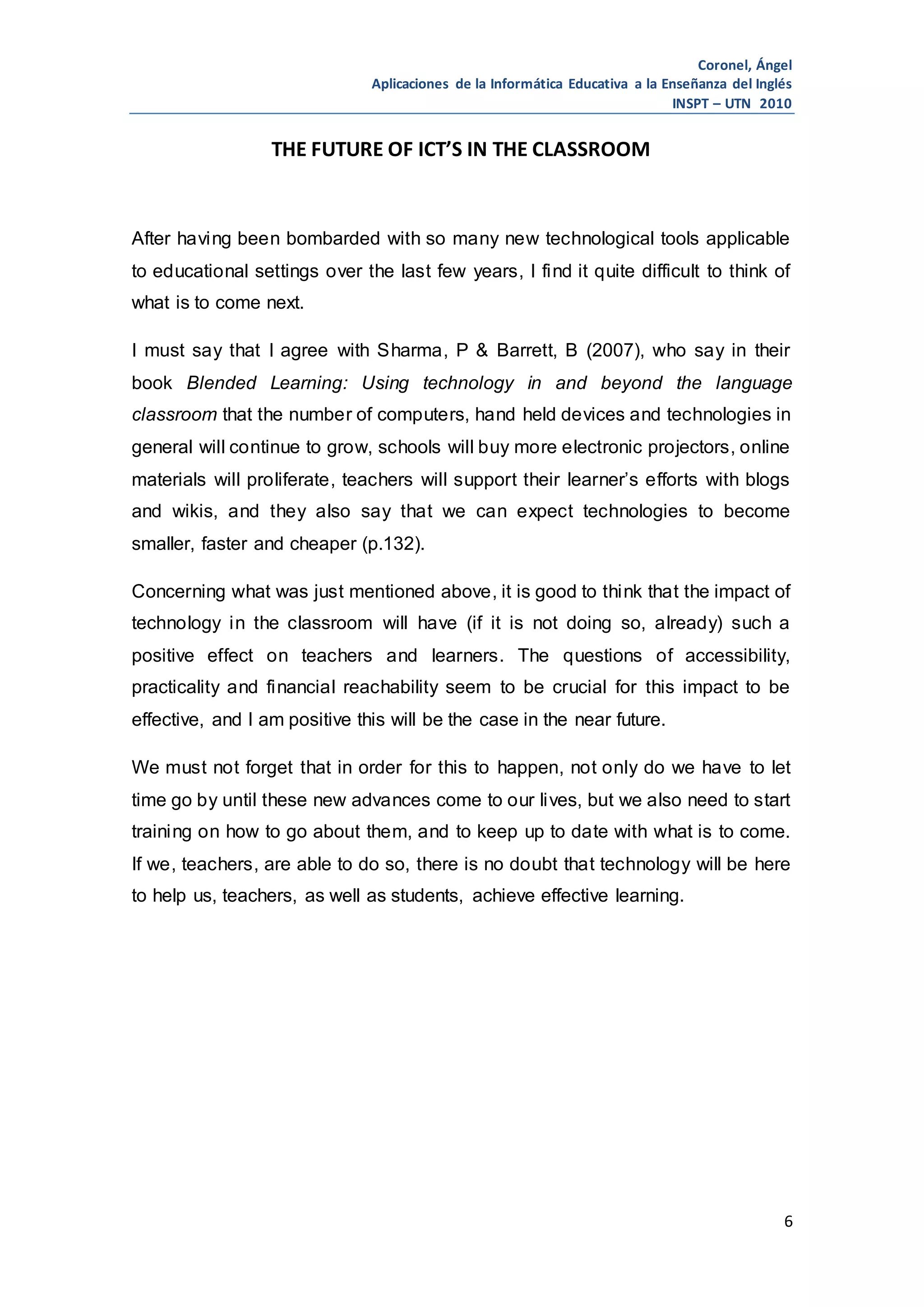 Ict final written assignment | DOCX