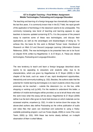 Ict final written assignment | DOCX