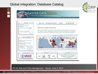 ICT for Disaster Risk Management-Managing Disaster Information-Global ...