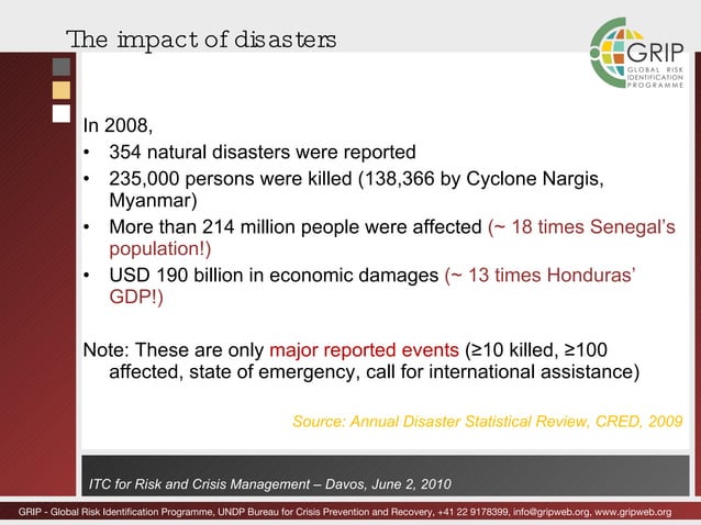 ICT for Disaster Risk Management-Managing Disaster Information-Global ...
