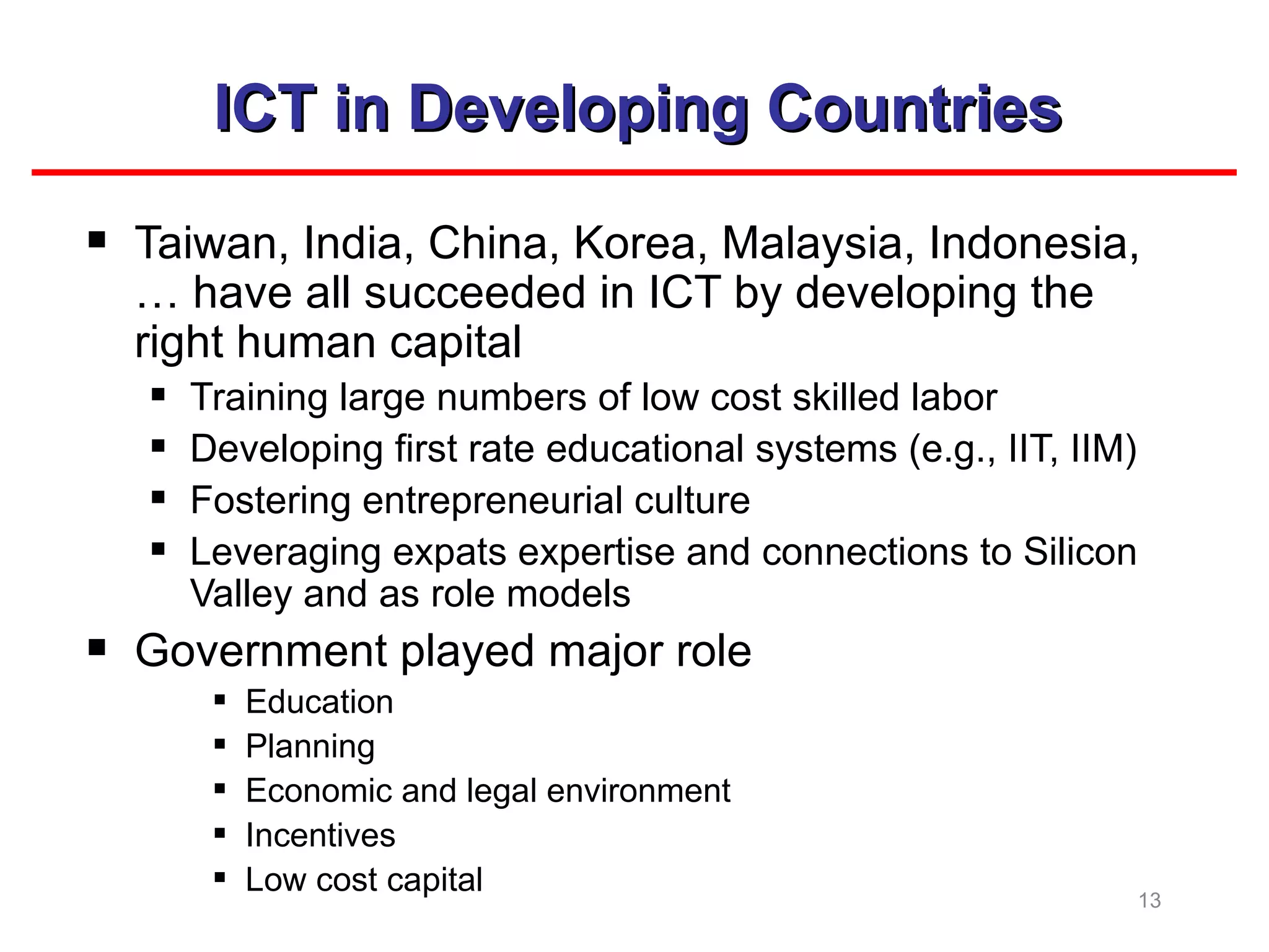 Ict From Silicon Valley To Al Madinah By Abbas El Gamal, Noor | PPT | Technology Industry ...
