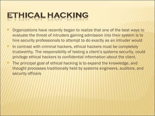 Ict Hacking | PPT