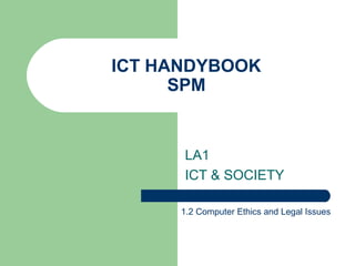 Ict handybook-la1-1-21 | PPT