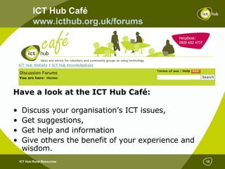 Ict Hub For Rural Orgs | PPT