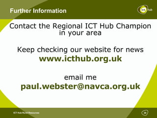 Ict Hub For Rural Orgs | PPT