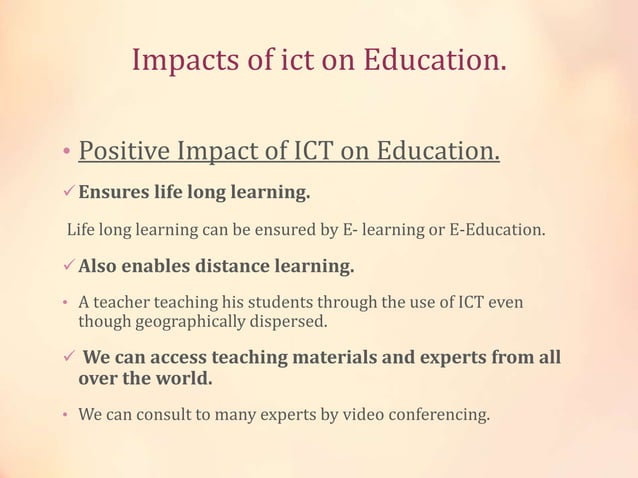 ICT in Education ppt | PPTX | Internet | Computing