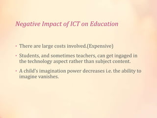 ICT in Education ppt | PPTX