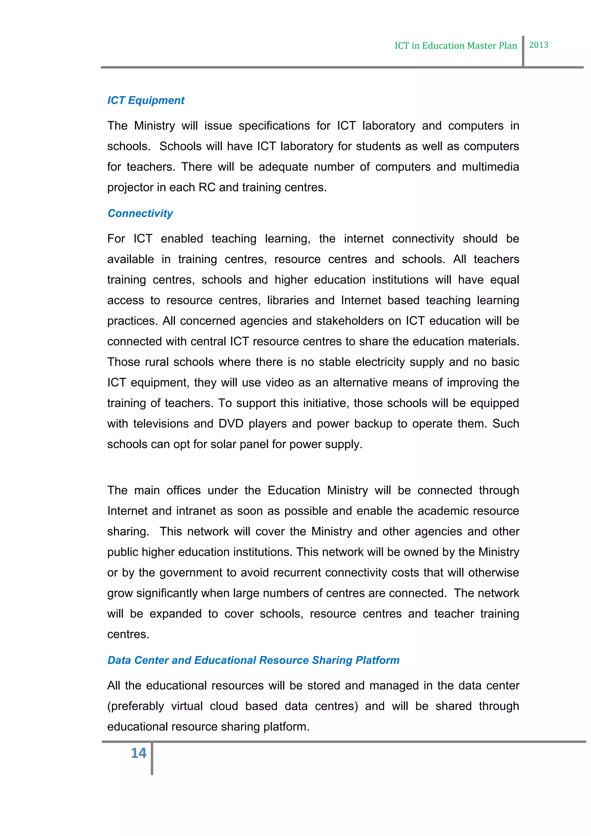 Ict in-education-master-plan-nepal | PDF