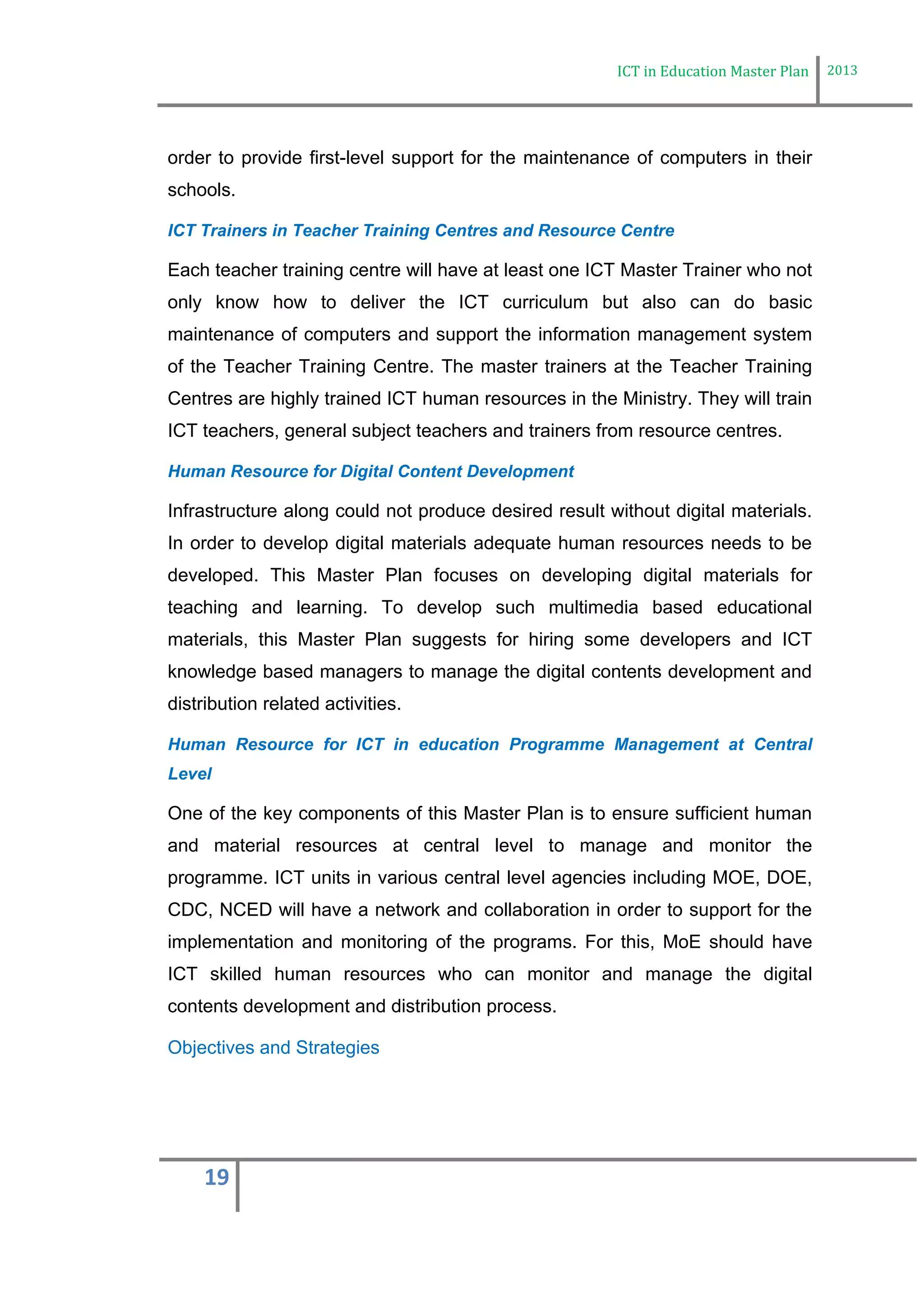 Ict in-education-master-plan-nepal | PDF