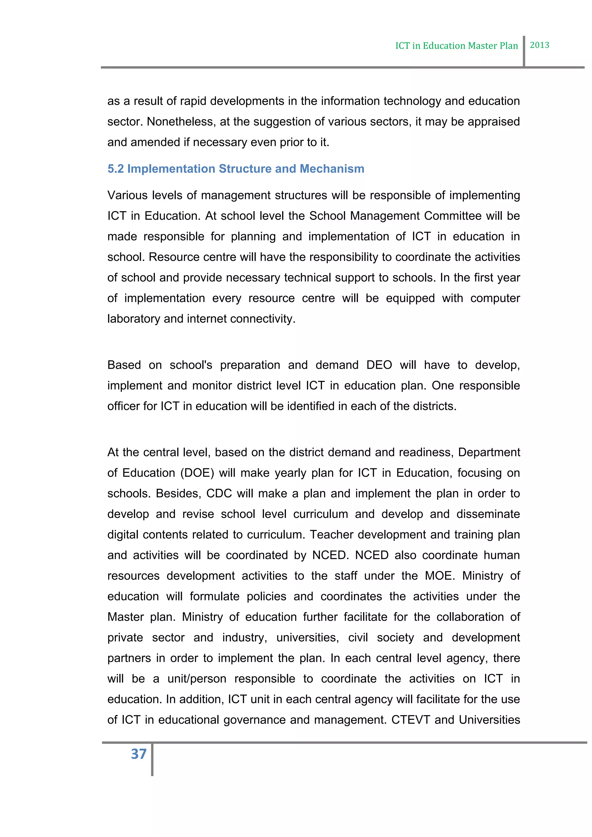 Ict in-education-master-plan-nepal | PDF