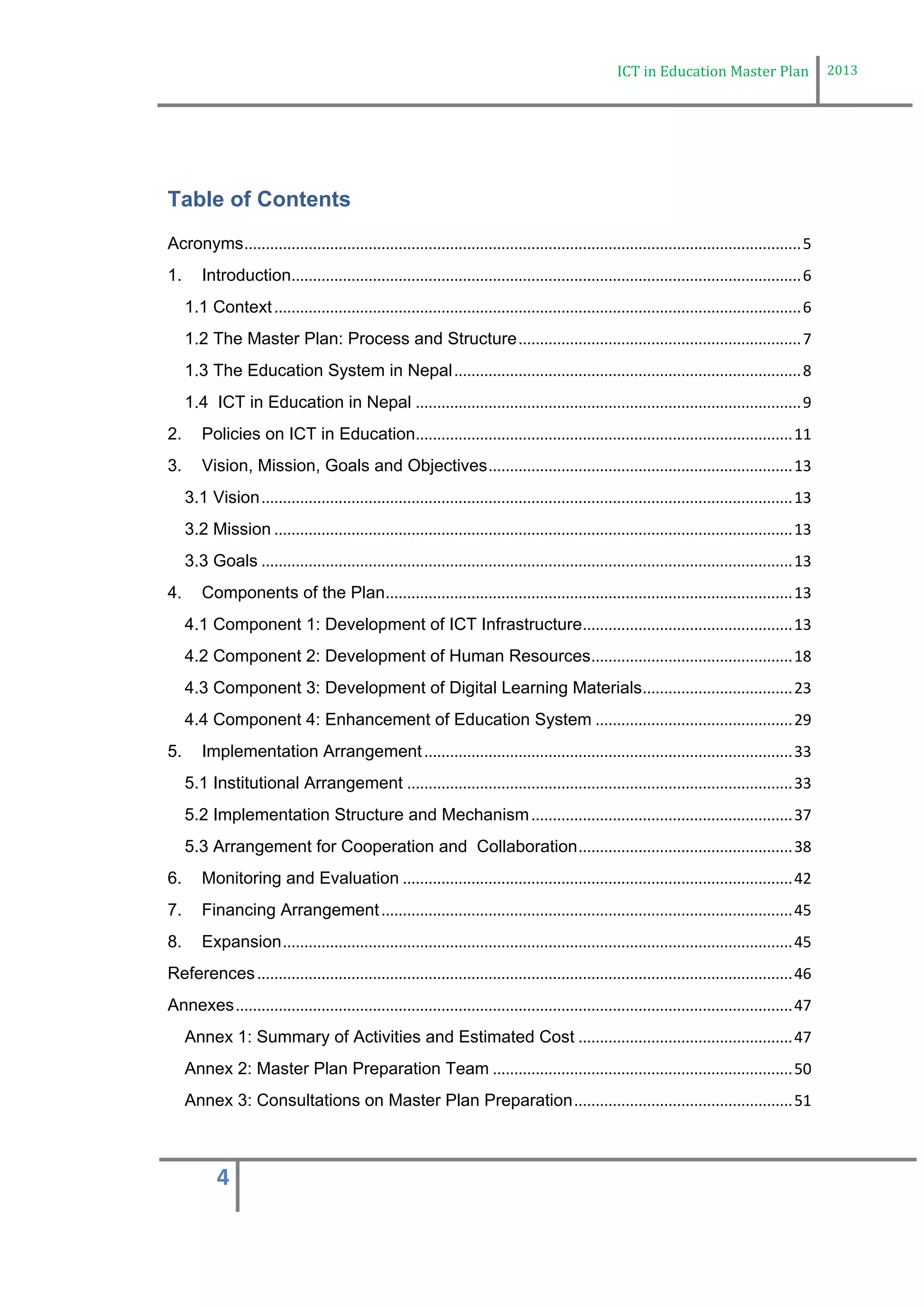 Ict in-education-master-plan-nepal | PDF