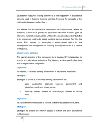 Ict in-education-master-plan-nepal | PDF