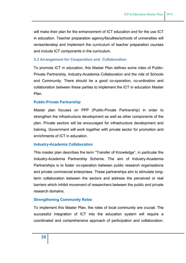 Ict in-education-master-plan-nepal | PDF | Professional School | Postgraduate Education