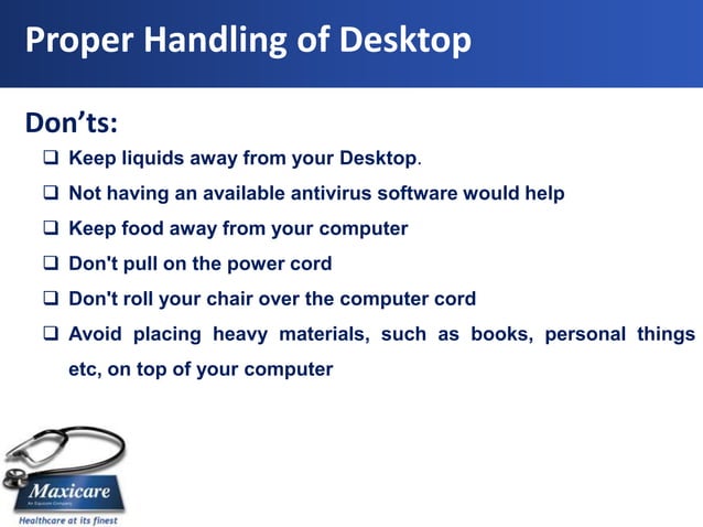 ICT Laptop and Desktop Policy Final | PPTX