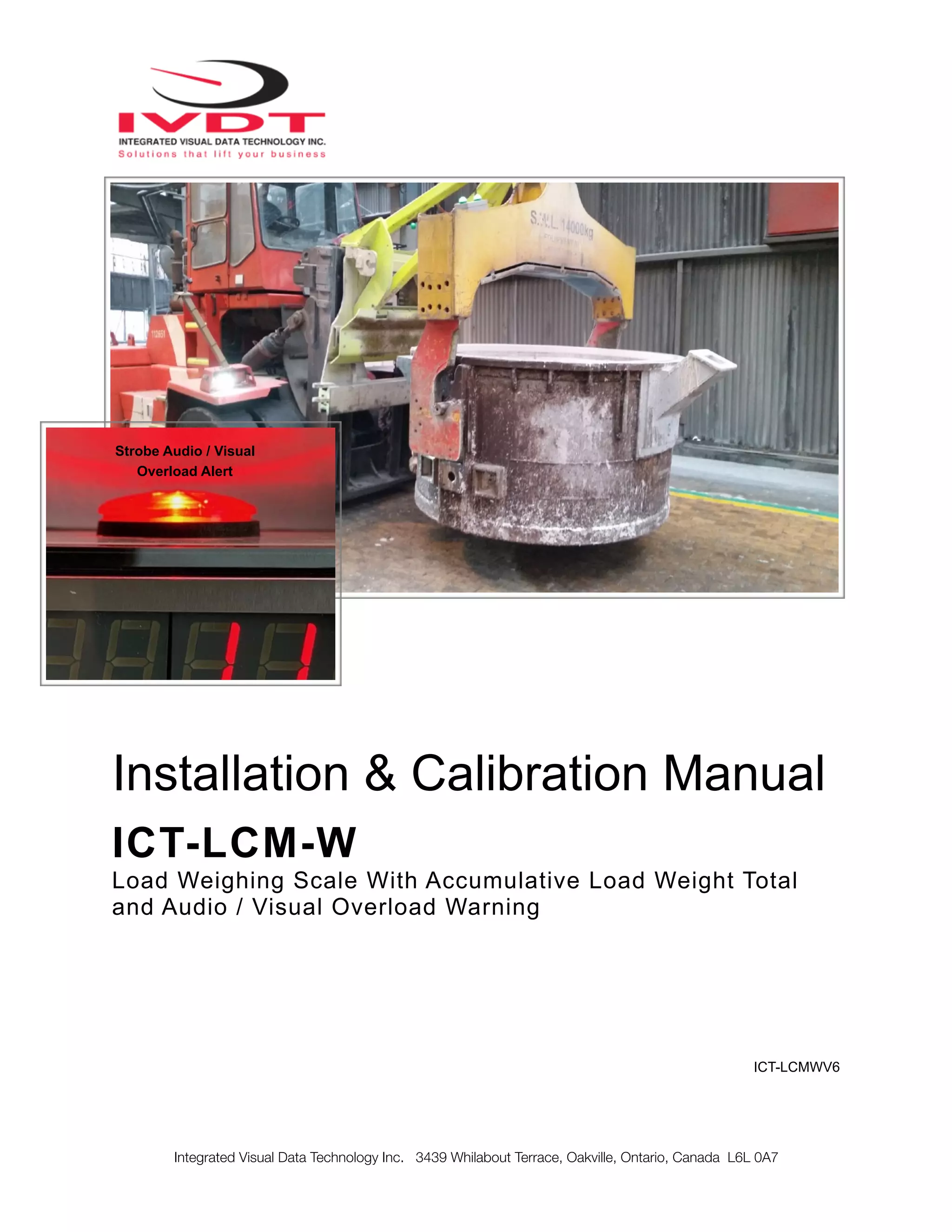 Load Capacity Weighing Scale for Lift Truck, Heavy Loads, Low lift | PDF