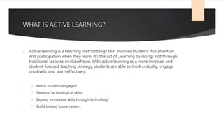 ICT- Learning by doing.pptx | Education industry | Industries