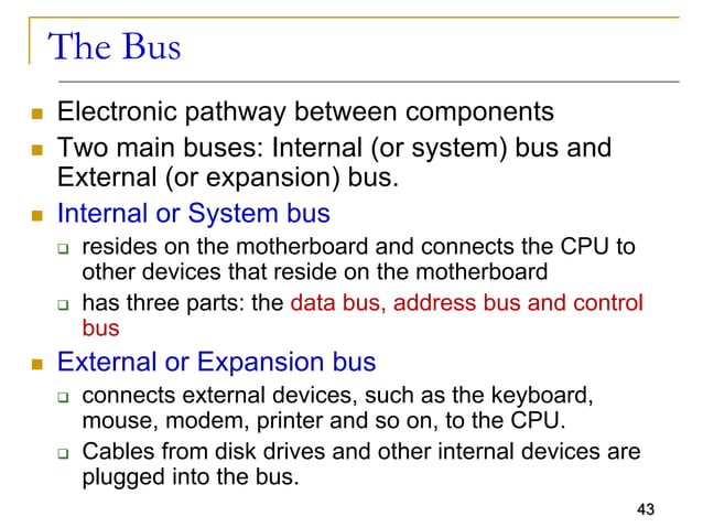 ICT-Lecture_4(CPU, Registers,BUSES).pptx ICT-Lecture_4(CPU, Registers,BUSES).pptx