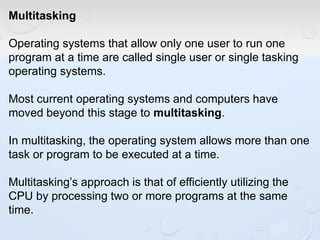 ICT - Lecture Notes 4.pdf | Operating Systems | Computer Software and ...