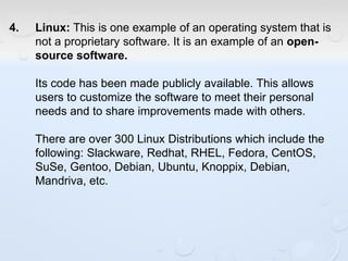 ICT - Lecture Notes 4.pdf | Operating Systems | Computer Software and ...