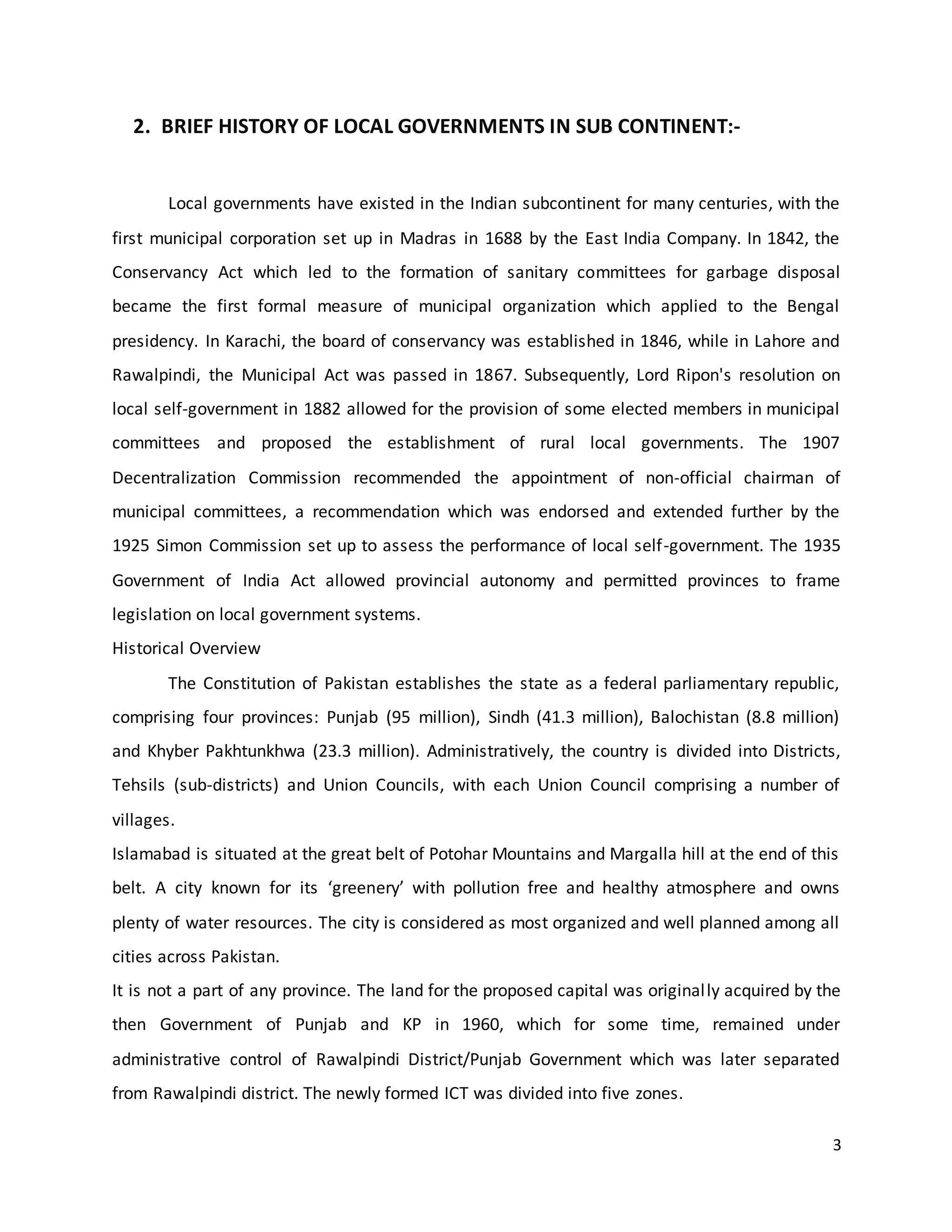 Islamabad Local Government Bill 2015 | PDF