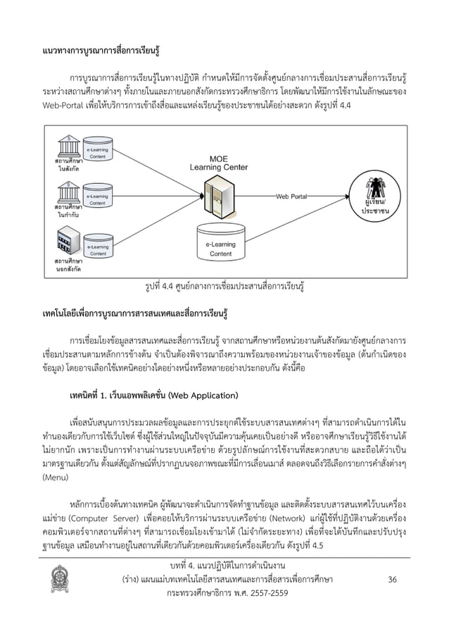 ICT MOE Master Plan 2557 - 2559 | PDF