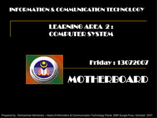 Ict - Motherboard | PPT