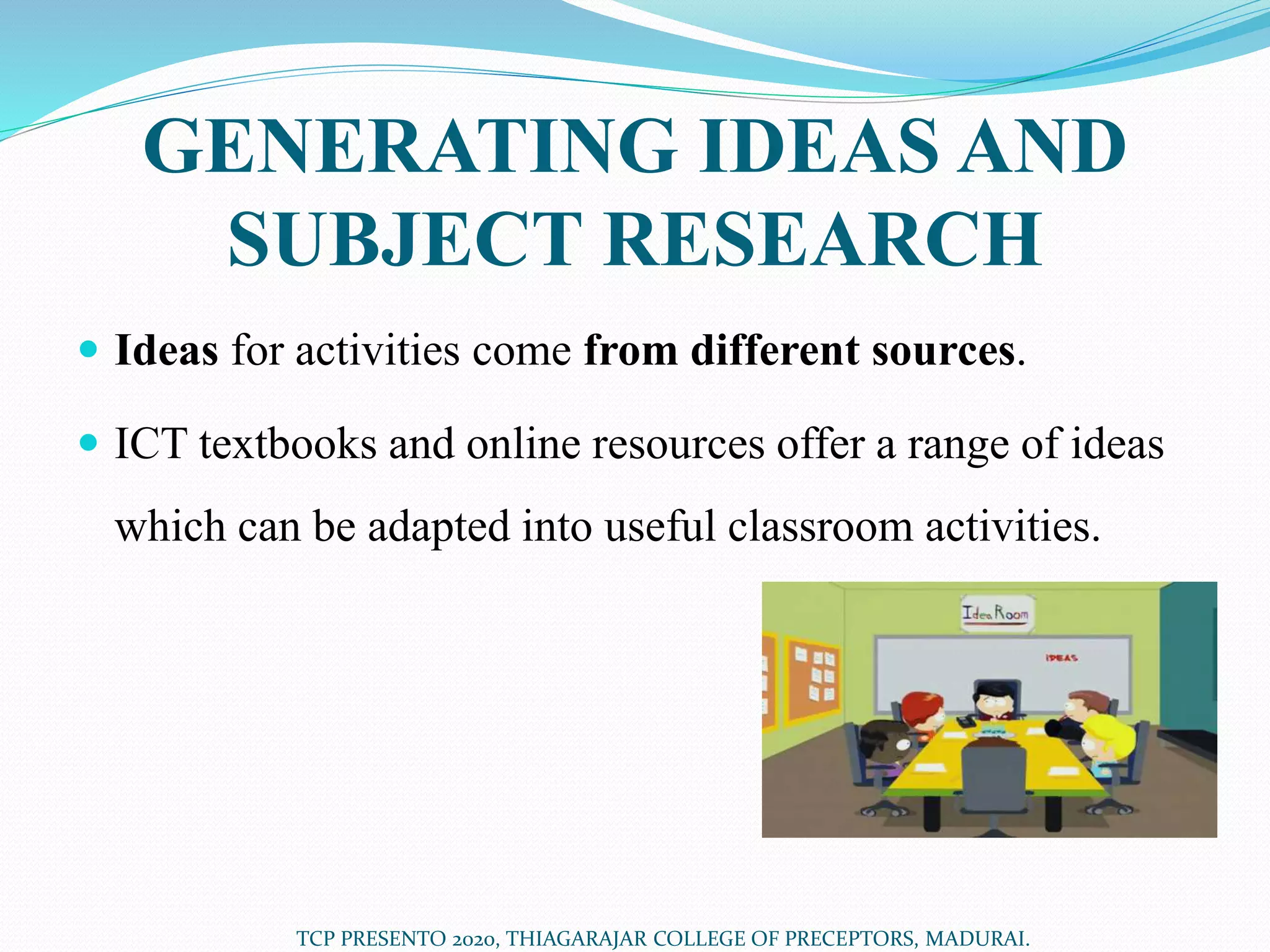 PLANNING TO TEACH ICT LESSON | PPTX