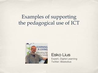 ICT in education: examples of supporting the teachers | PPT
